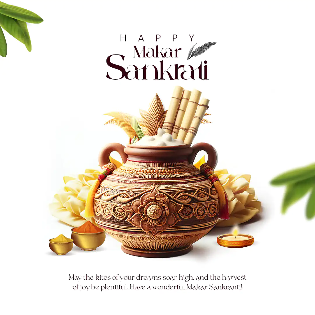 Happy Makar Sankranti PSD Template – Pikstation