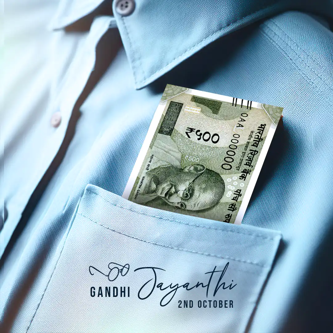 Mahatma Gandhi Jayanthi Shirt And Fashion Concept Social Media PSD ...