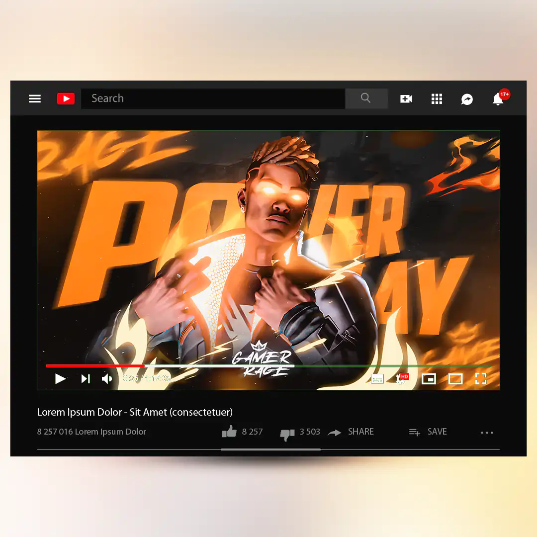 ULTIMATE POWER PLAY – valorant GAME RAGE MODE! Youtube Thumbnail PSD ...