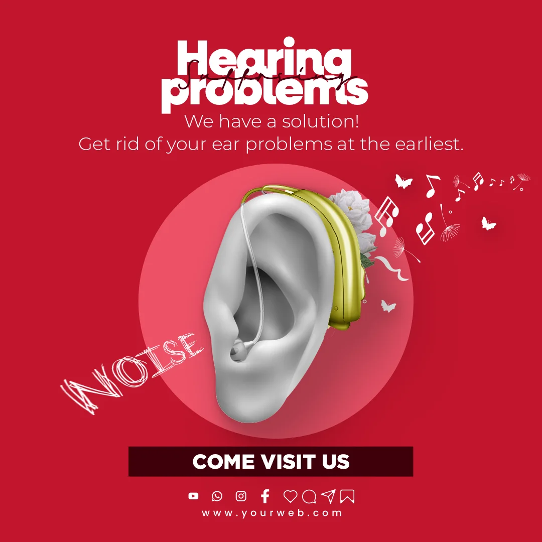 Hearing aids, problems Hospital PSD template - Pikstation